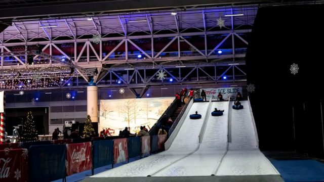 Portable Ice Slides | Turnkey Construction | Ice Rink Events